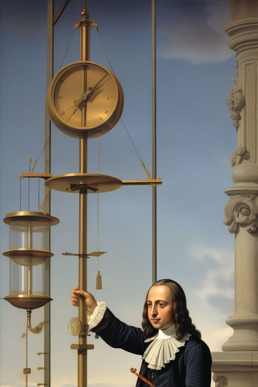 Blaise Pascal Measures Pressure With A Mercury Barometer By Merve Koç