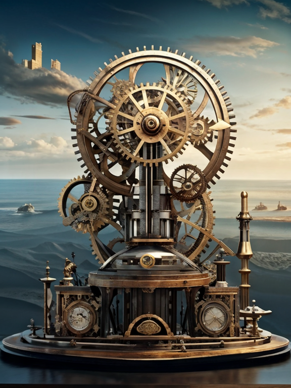 A deconstruction of an antique clockwork system by Peter Read - Playground