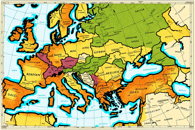 A map of the Roman Empire with the territory of Israel and G... by Влад ...