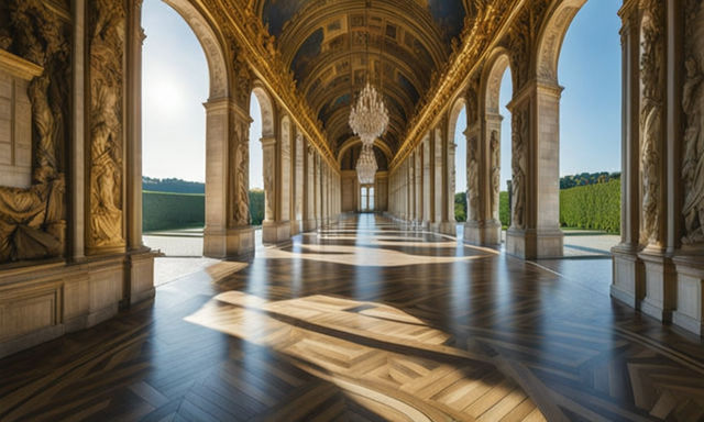 The photograph captures the grandeur of the Palace of Versai... by YS ...