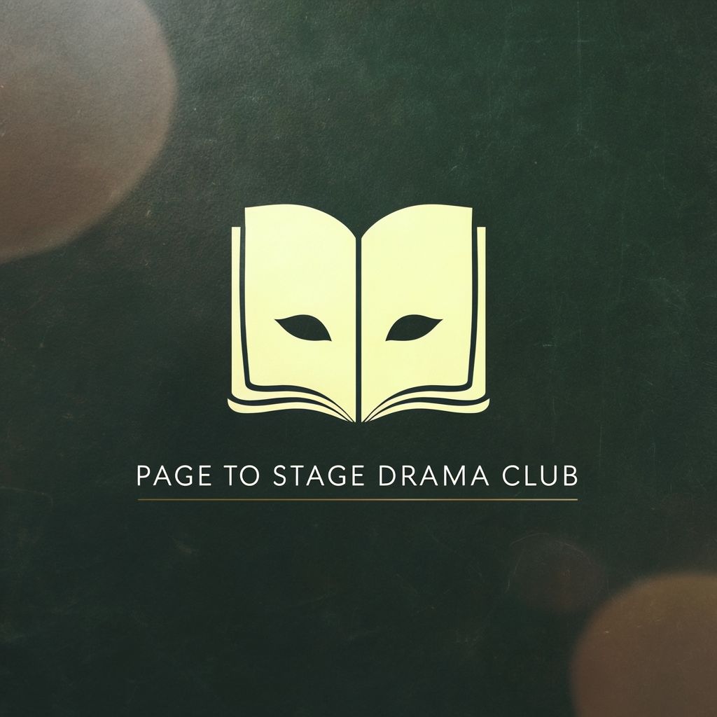 Drama Club Logo Design Template