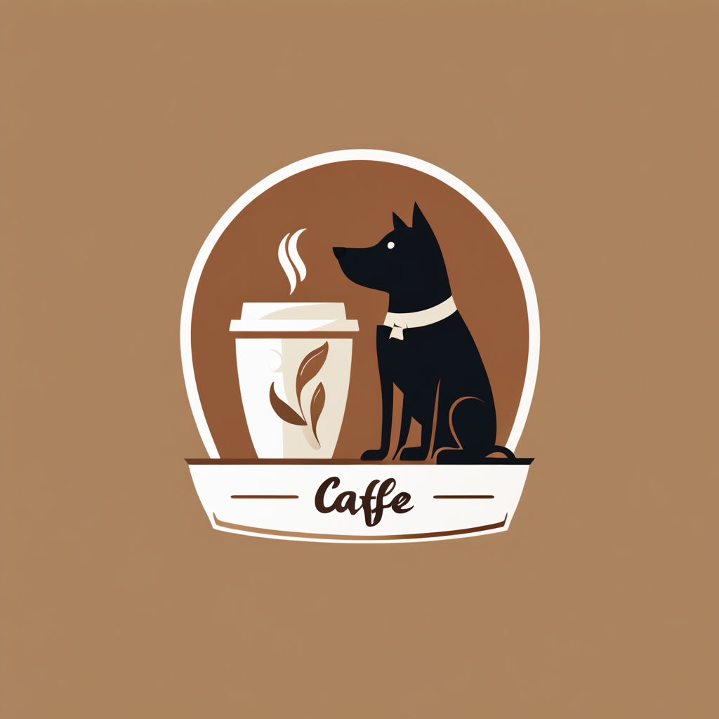 Flat UI logo for a small cafe by Travis Evans - Playground