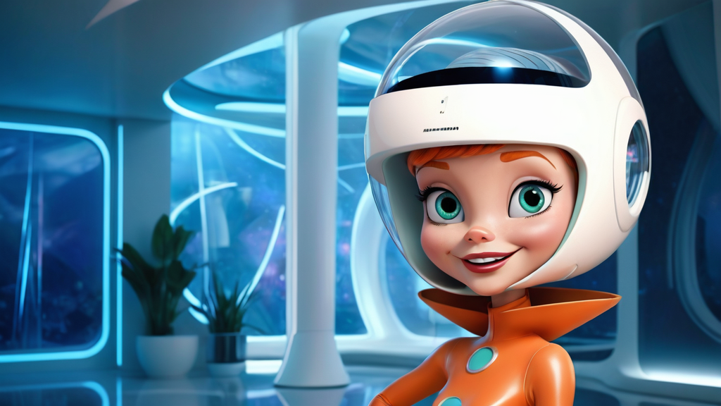 Judy Jetson in a realistic character render by Ryzer - Playground