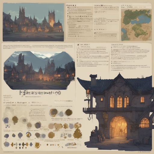 World building focus. (setting design and reference sheet.) ... by ...