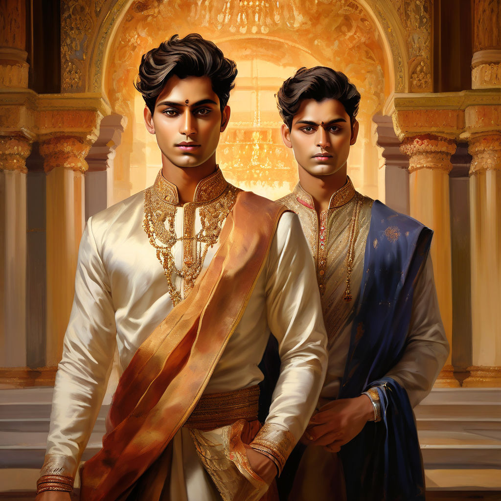 Twin kings of India by Pragati 123 - Playground