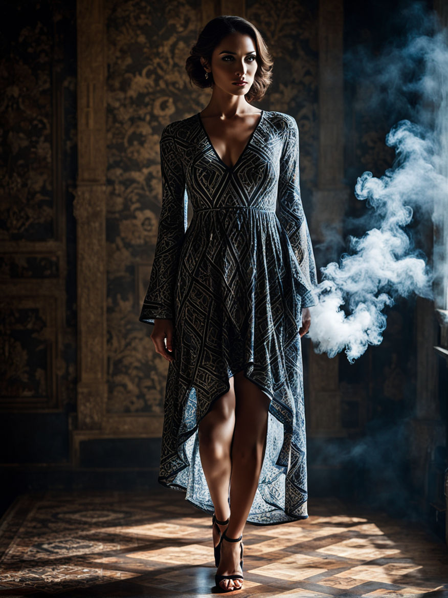 A captivating photograph of a mysterious and alluring woman by Aaron80 ...