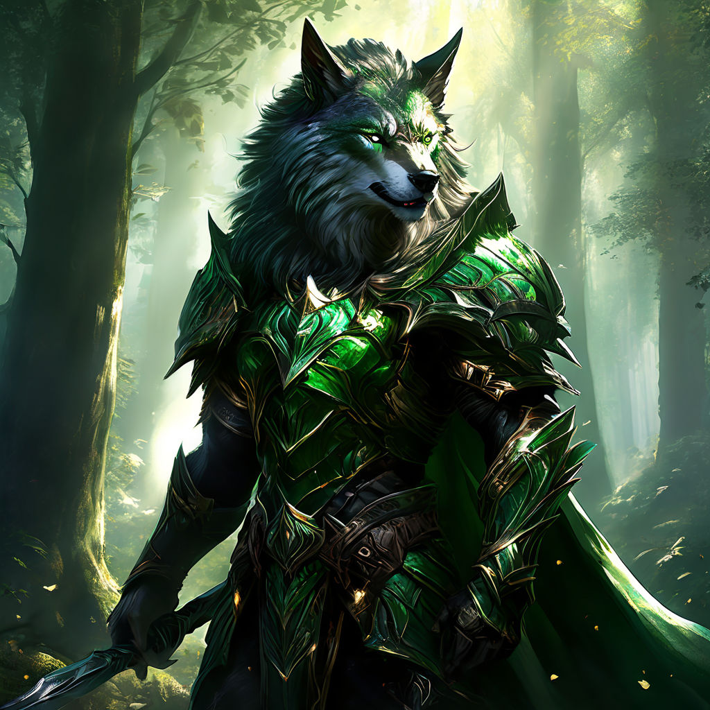 Elf-wolf hybrid by Brian Banks - Playground