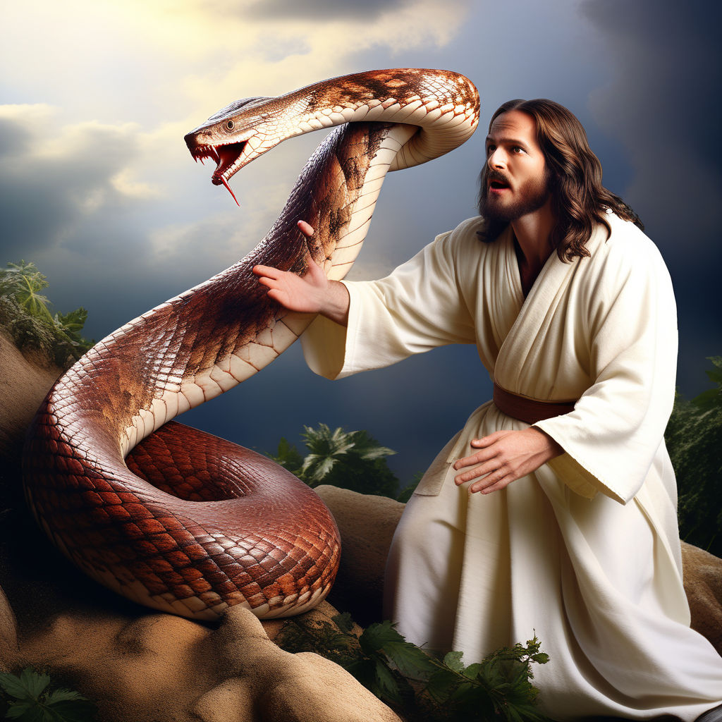 Jesus save his mother from the over big snake attack by banglawaz 2030 ...