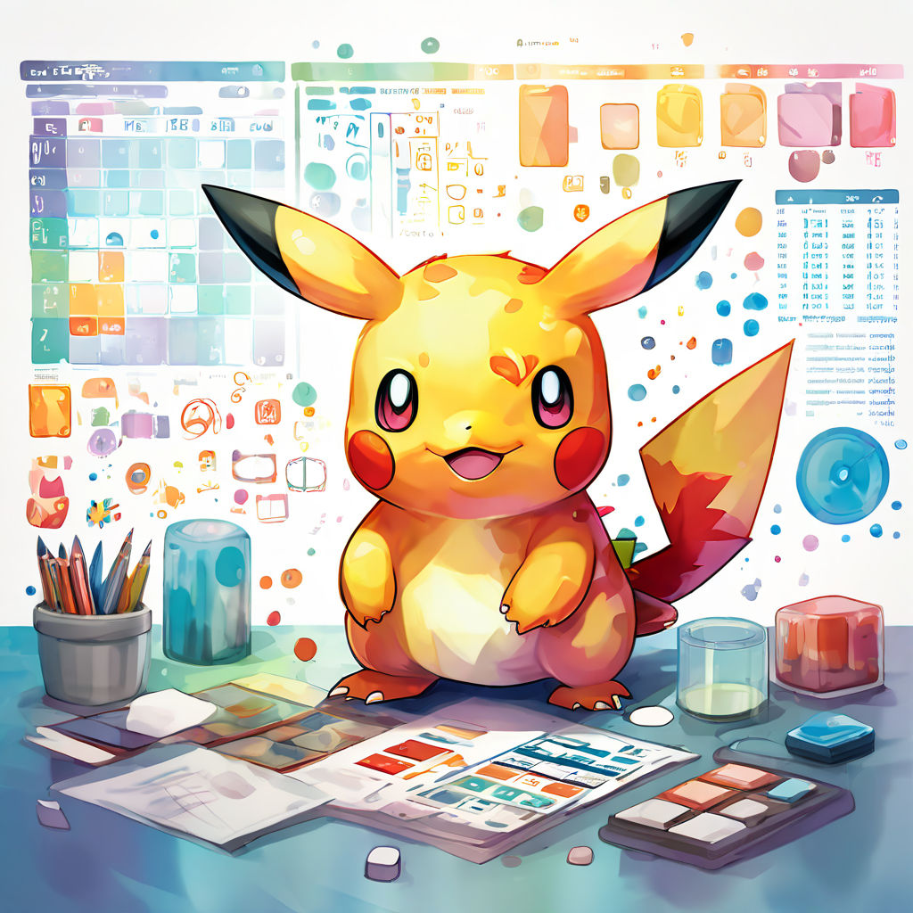 Microsoft Excel styled as a stylized watercolor illustration... by ...