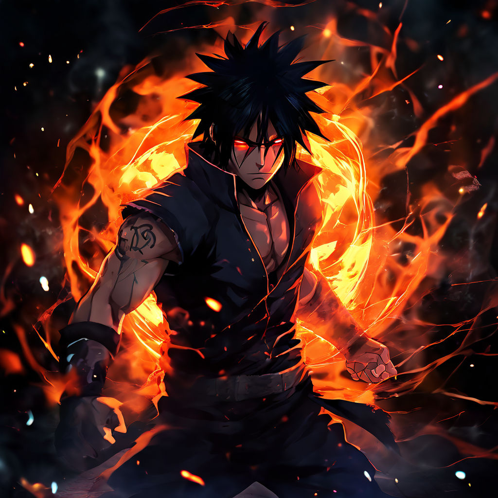 Sasuke Uchiha from Naruto by Cristina Stancu - Playground Sasuke Uchiha from Naruto by Cristina Stancu - Playground