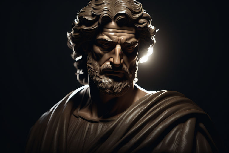 A strong stoic man with self-confidence by Antonio Pereira - Playground