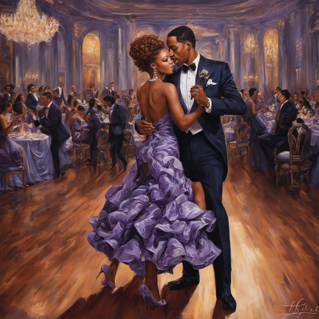 African American couple captured mid-dance in a full-body by BigWig ...