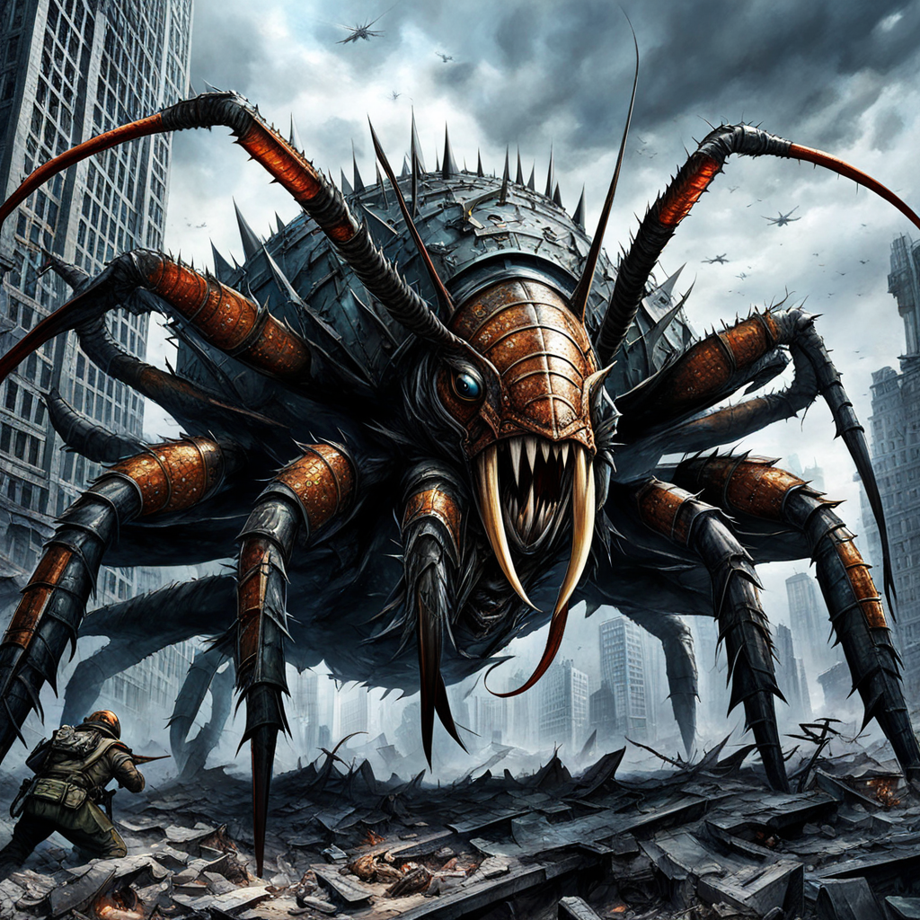 Giant mutant spider cockroach by Alexis Jeronimo - Playground