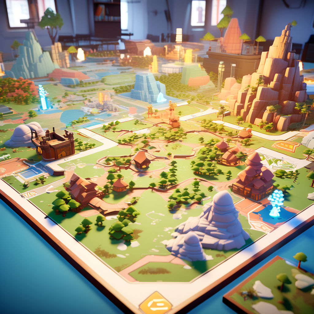 Board game play map crafted in Unreal Engine by Matvey Shabashov ...