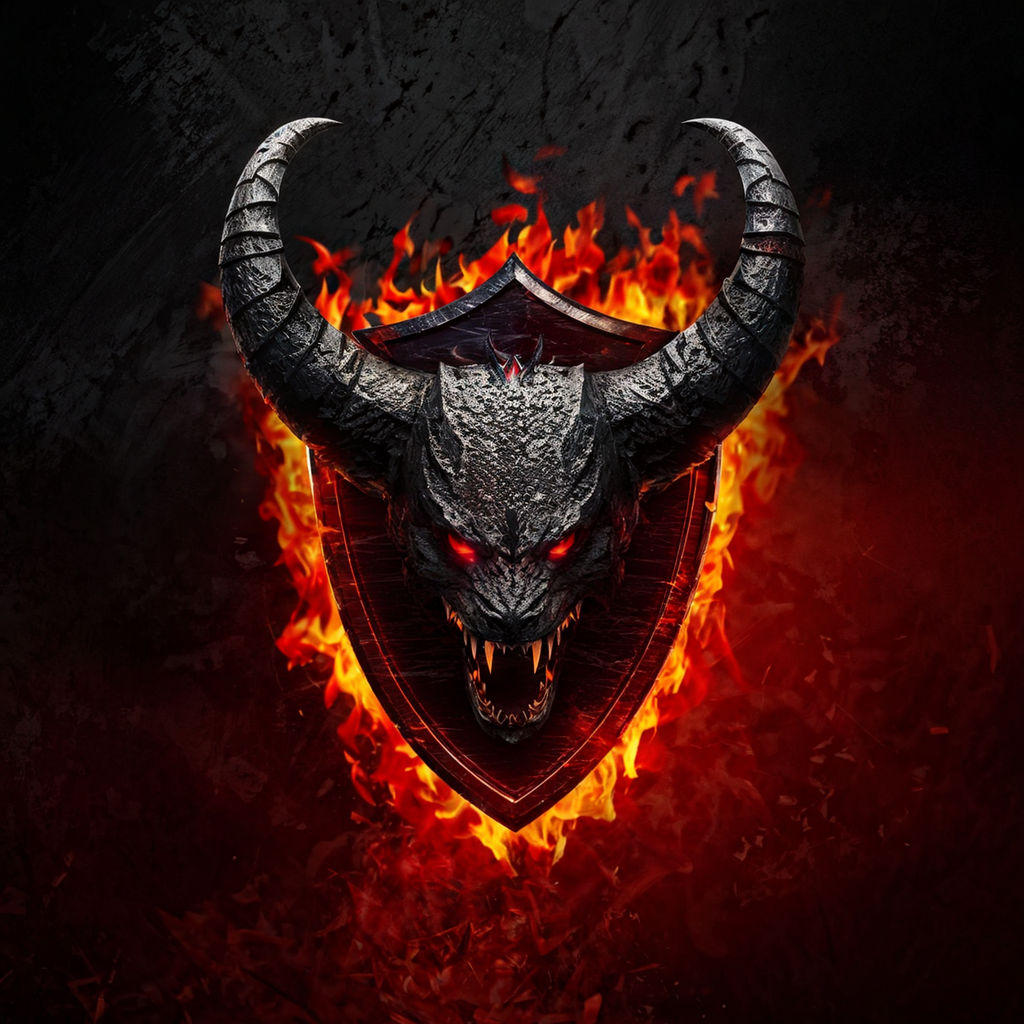 Guild emblem featuring a demon by 이름 - Playground