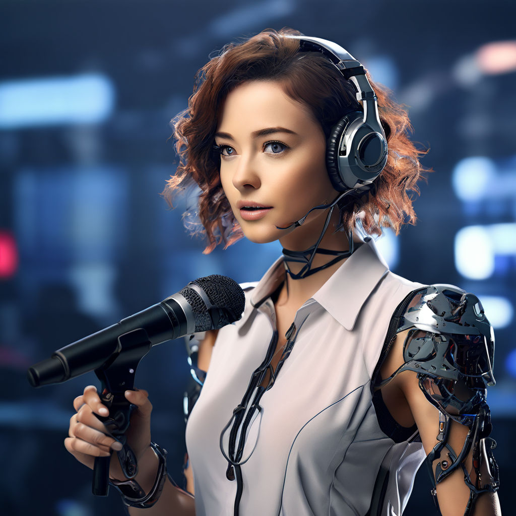 Female AI reporter by AI HEADLINES - Playground