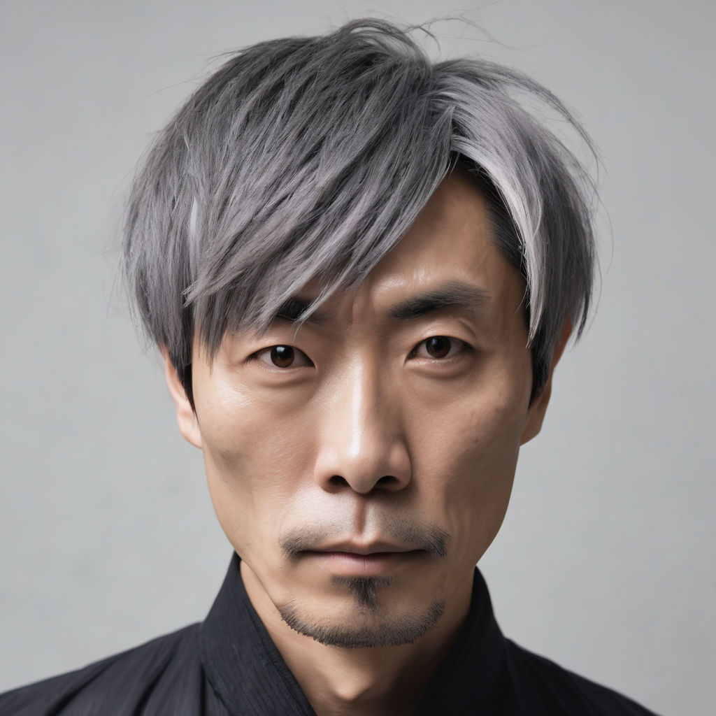 A 40 year old japanese men in Asymmetrical haircut by arnima kumari ... A 40 year old japanese men in Asymmetrical haircut by arnima kumari ...