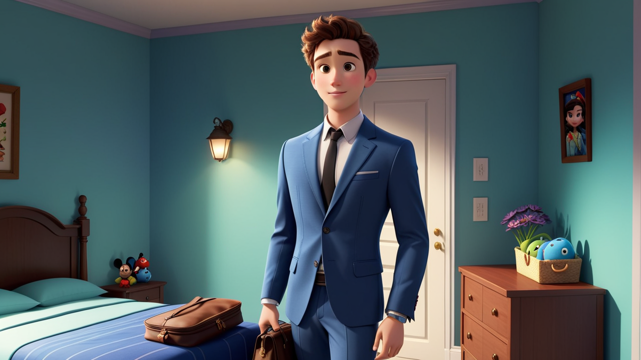 Make an image of a Disney pixar style characters by Some little Tips P ...