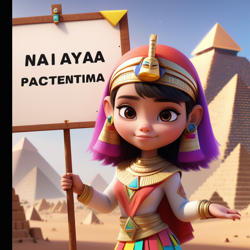A close-up view of a pixar style 3d cartoonA cute Pixar A Pi... by ...
