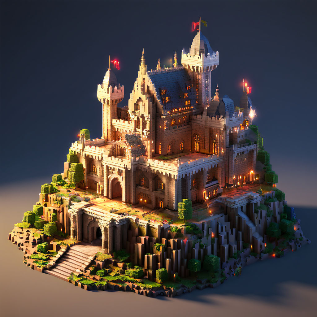 Un castillo en minecraft by Natalia Vanesa Sisterna - Playground