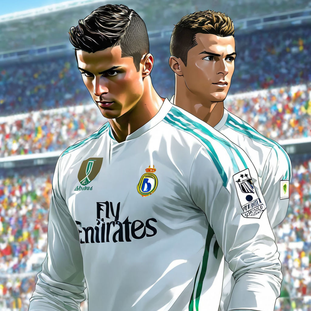 Cristiano Ronaldo dos Santos Aveiro Anime Adaptation with wh... by 超然徐 ...