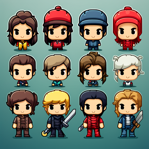 Chibi pixel Art Style by 김라비 - Playground