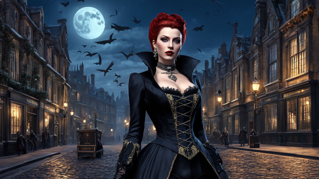 Photo-realistic image of Sims vampire Lilith Vatore Dressed ... by Ken ...