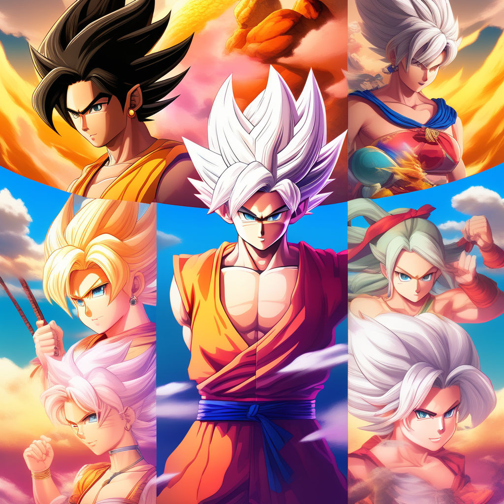 Design a visually stunning Dragon Ball wallpaper that highli... by ...