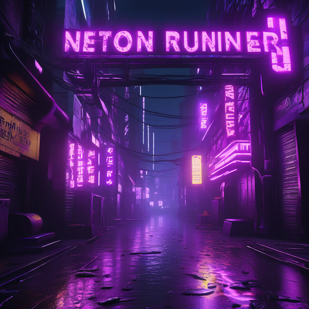 Neon City embracing the Blade Runner ethos by Ilyas - Playground