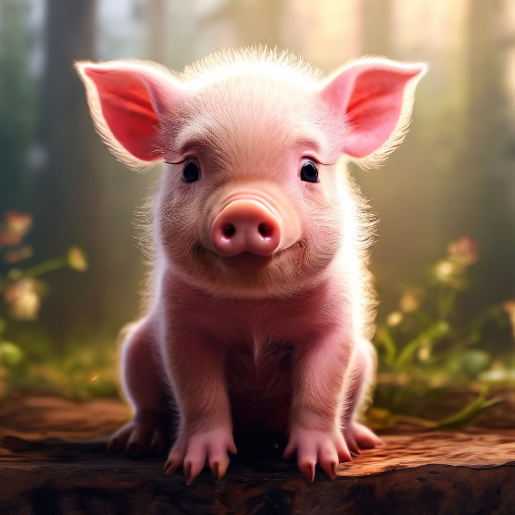 Pig cute cute cute by ALBA FERNÁNDEZ PINEL - Playground