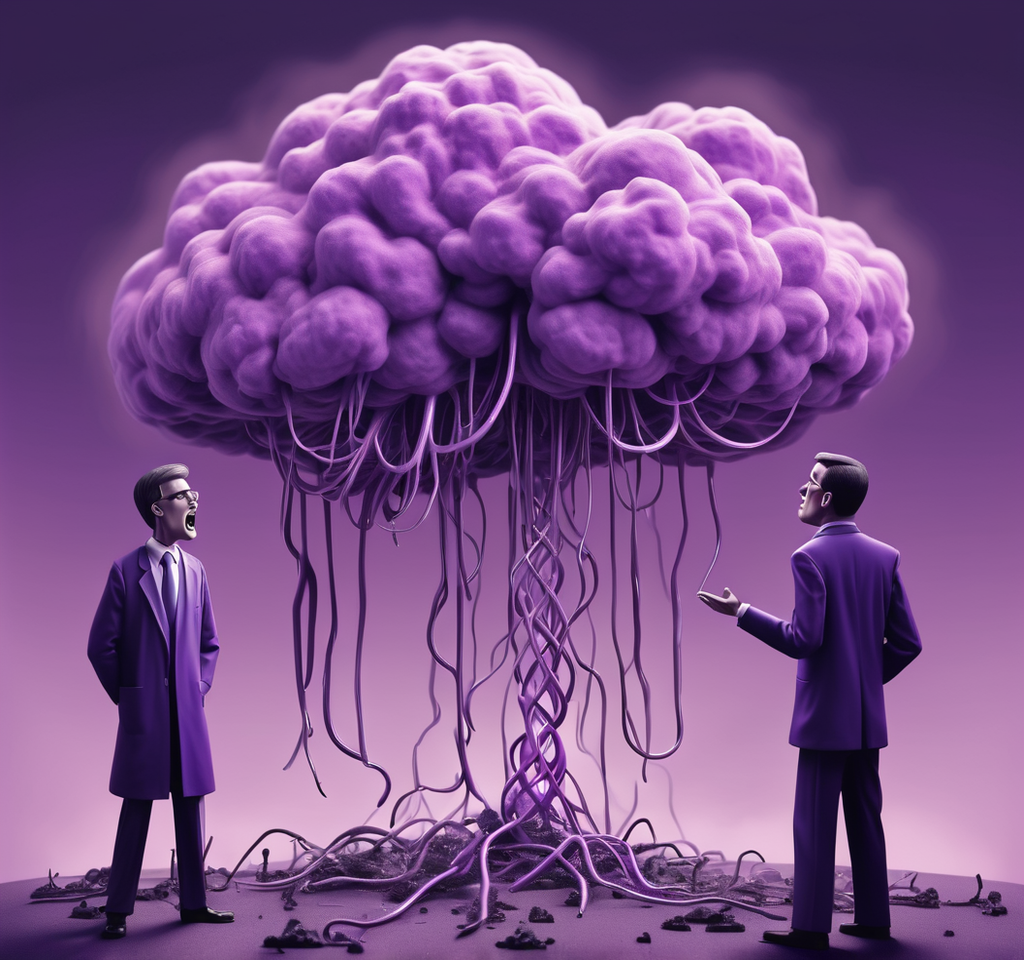 A DEBATE BETWEEN TWO TOXIC PEOPLE INFECTED WITH A PURPLE TON... by ...