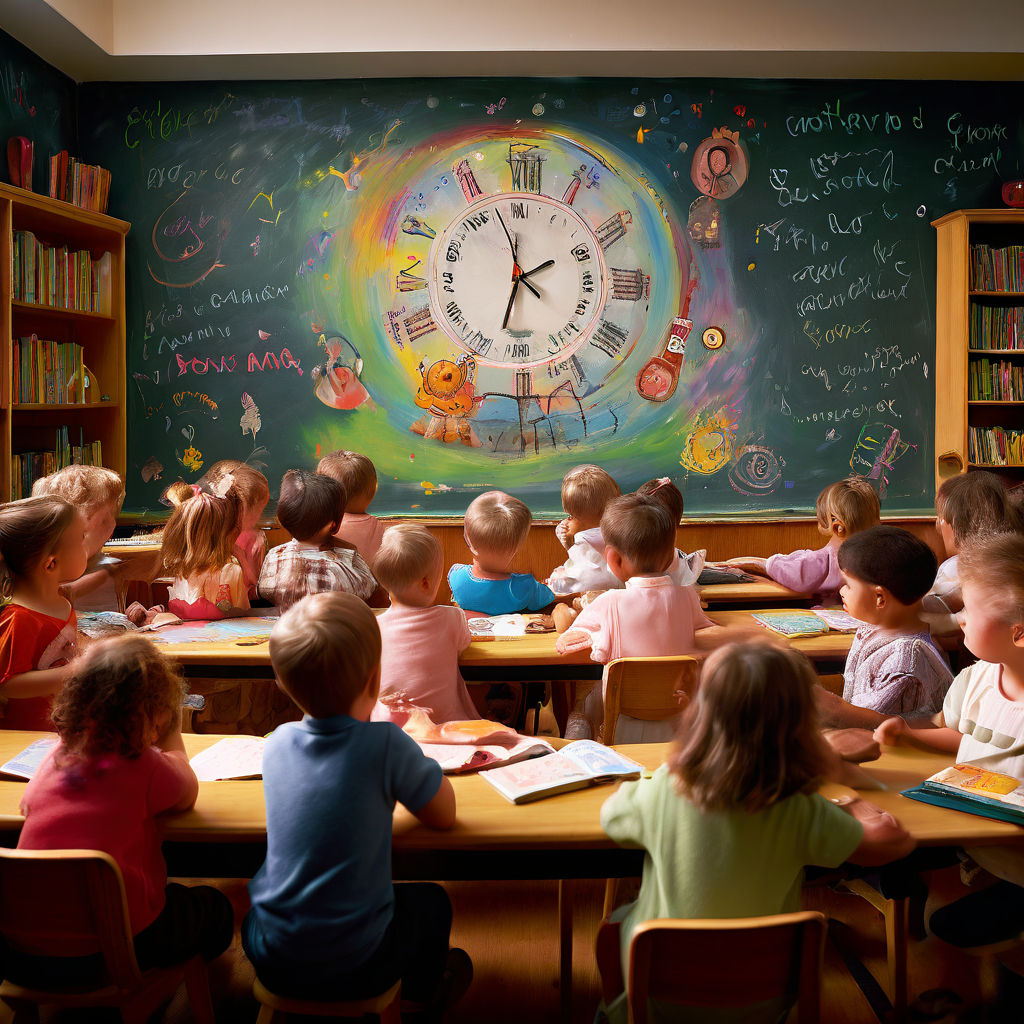 A mesmerizing portrayal of a lively classroom scene by Ahmed Mashoor ...