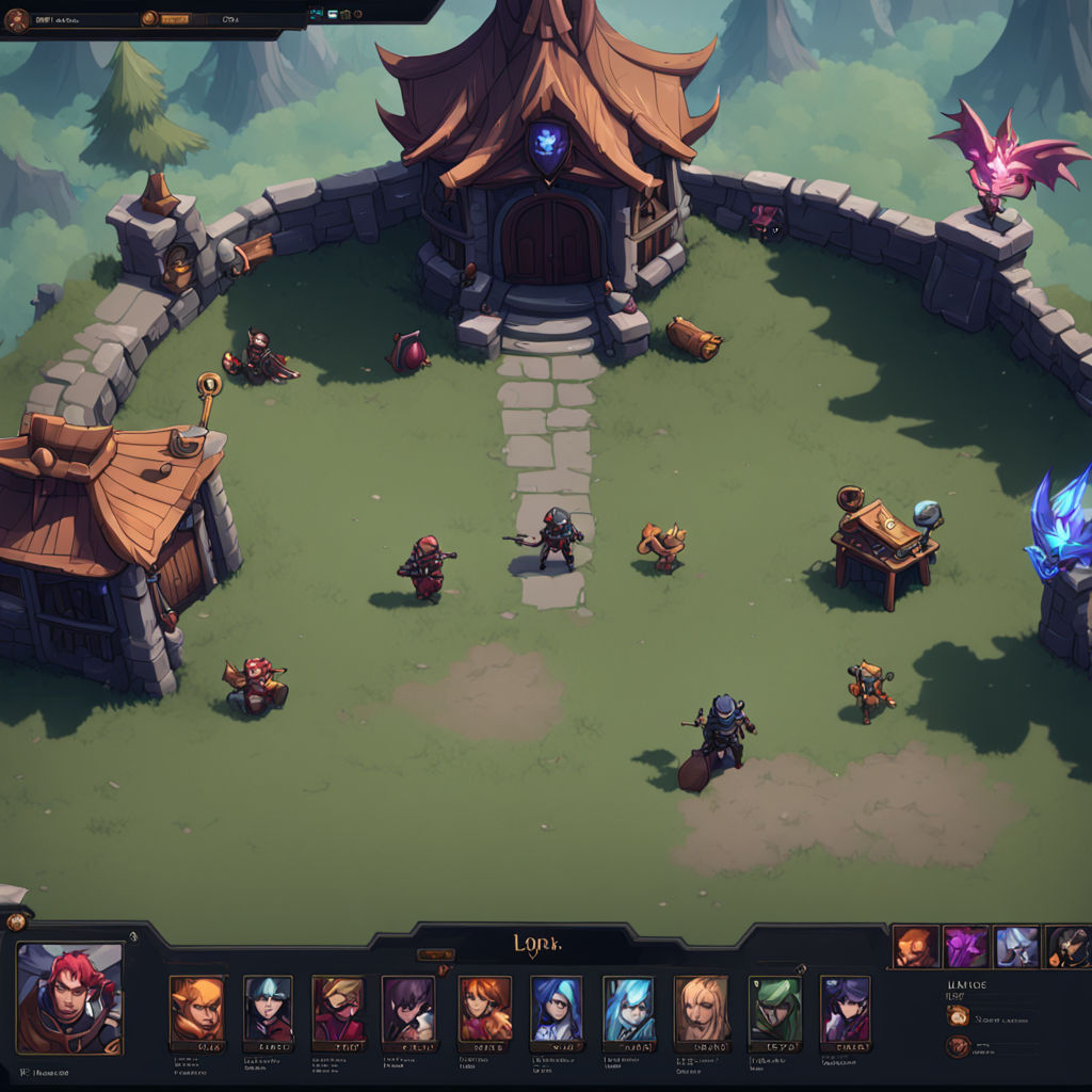 A league of legends style rpg game by MACKx - Playground