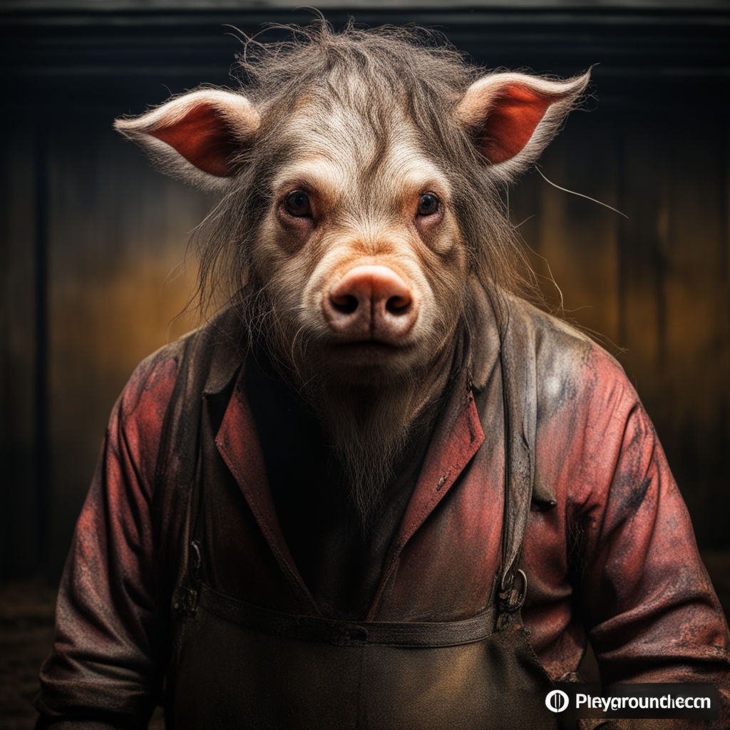 Make it a shadow with its features standing in a complete pi... by K6 ...