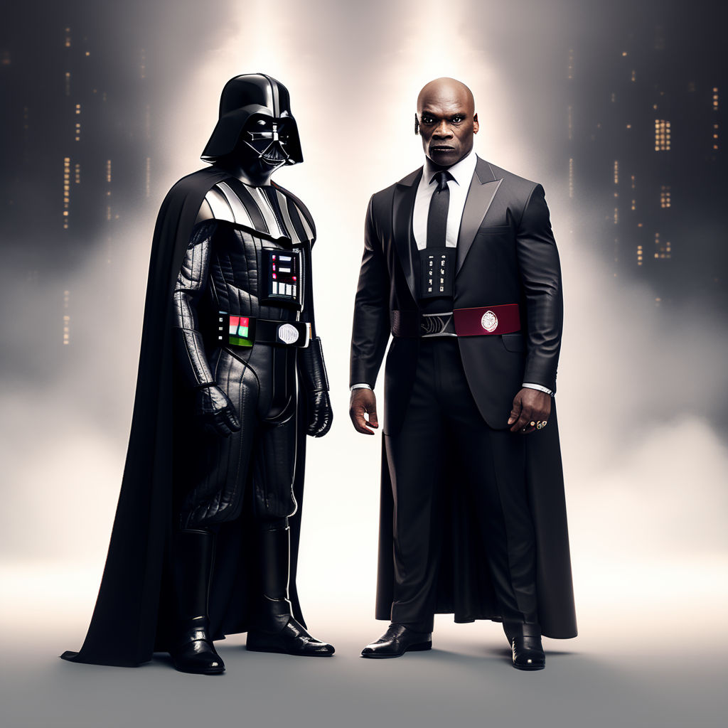 Darth Vader and Mike Tyson standing side to side by NicoBicoPino ...