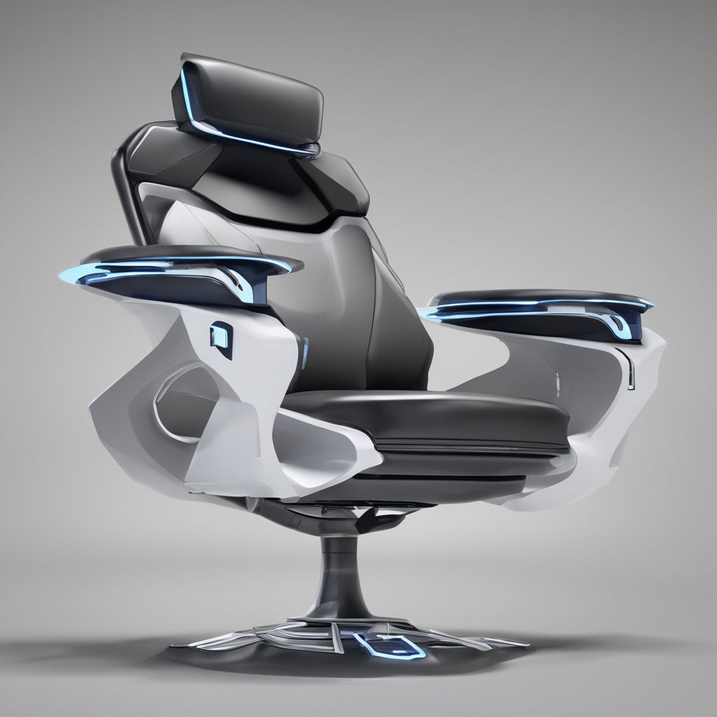 Sci-fi office chair concept art futuristic minimalistic Desi... by Kyle ...
