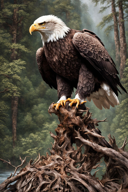 ( masterpiece) an eagle breeding in his natural habitat by Dan - Playground