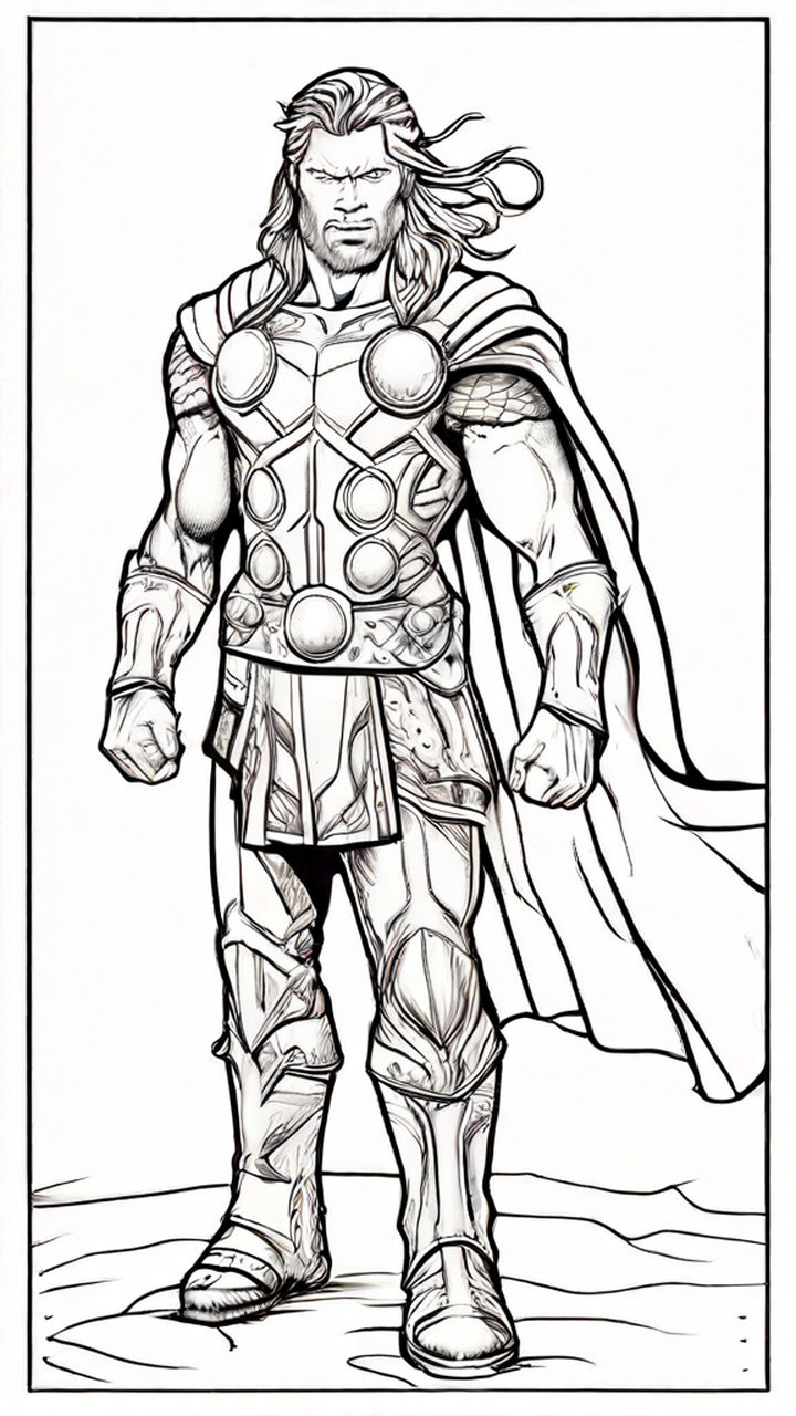 Thor coloring pages by chris hesworth by Gregoria Vásquez Caballero ...
