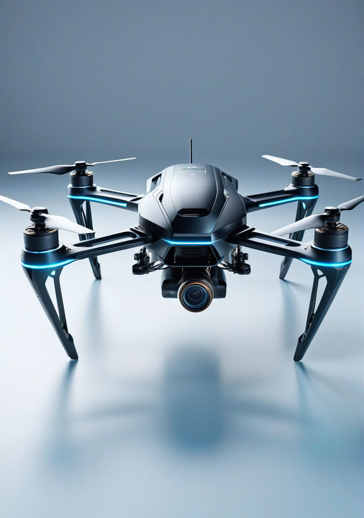 Futuristic drone by delay - Playground