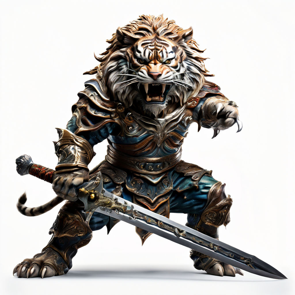27. A sword that morphs into a fierce tiger by dmitry - Playground