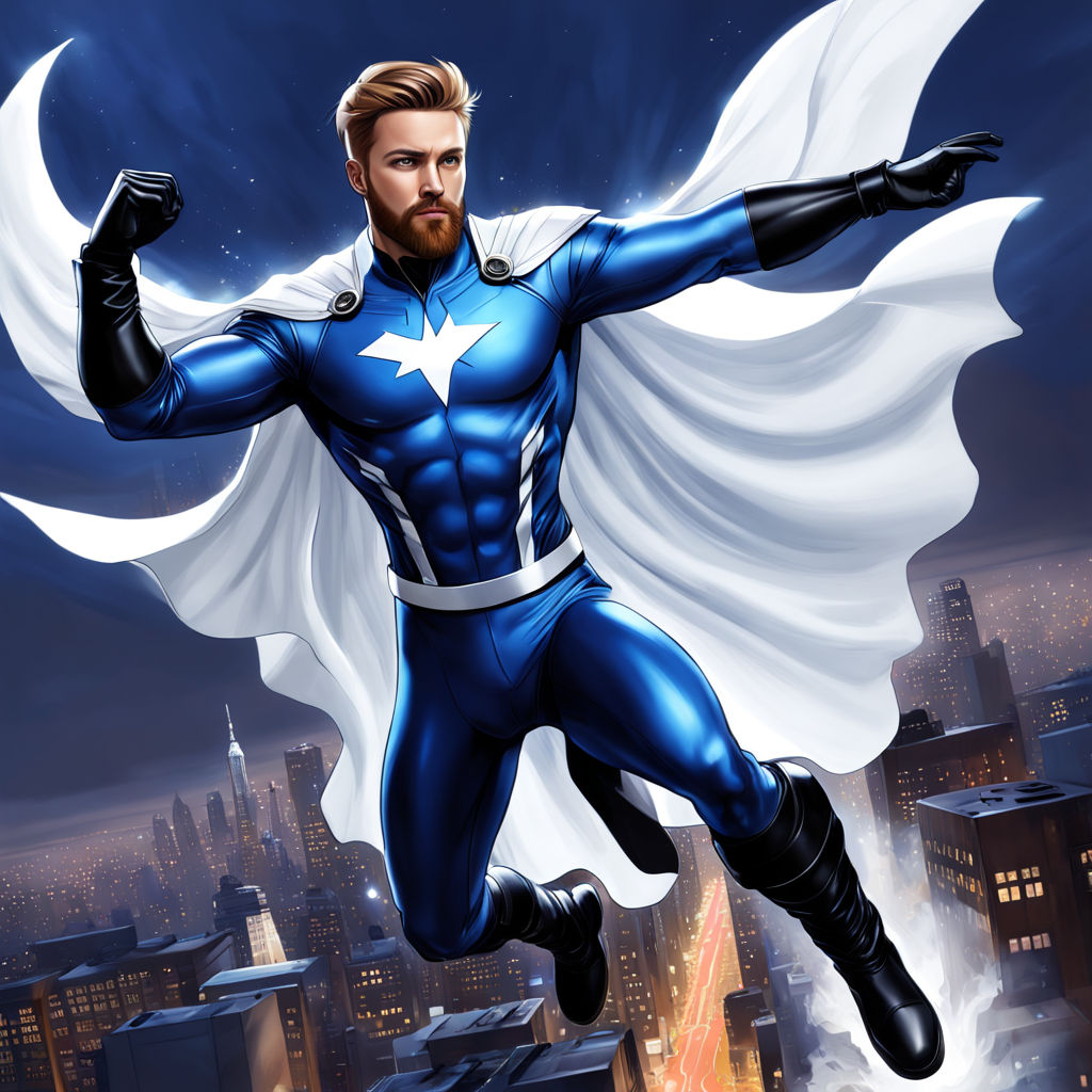 Male superhero by Jamie Macadie - Playground