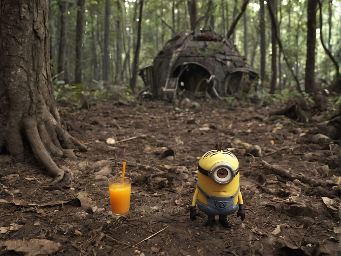 The little yellow Minion from the animated movie "Despicable... by kwan ...