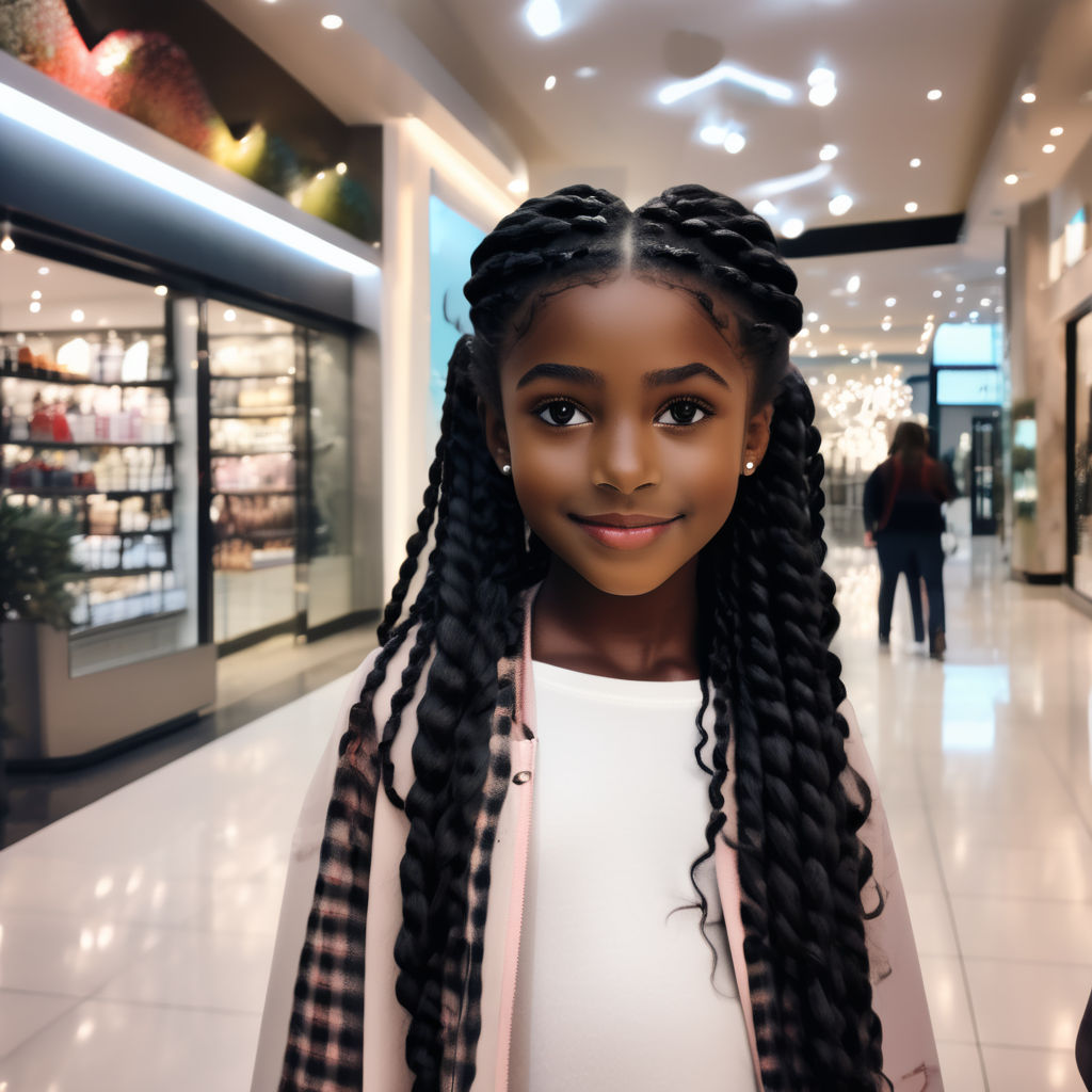 A beautiful dark skinned little 9 year old girl with pretty ... by ...