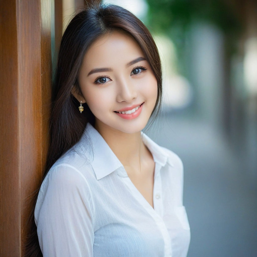 Beautiful girl of Asian and European descent by Ruby - Playground