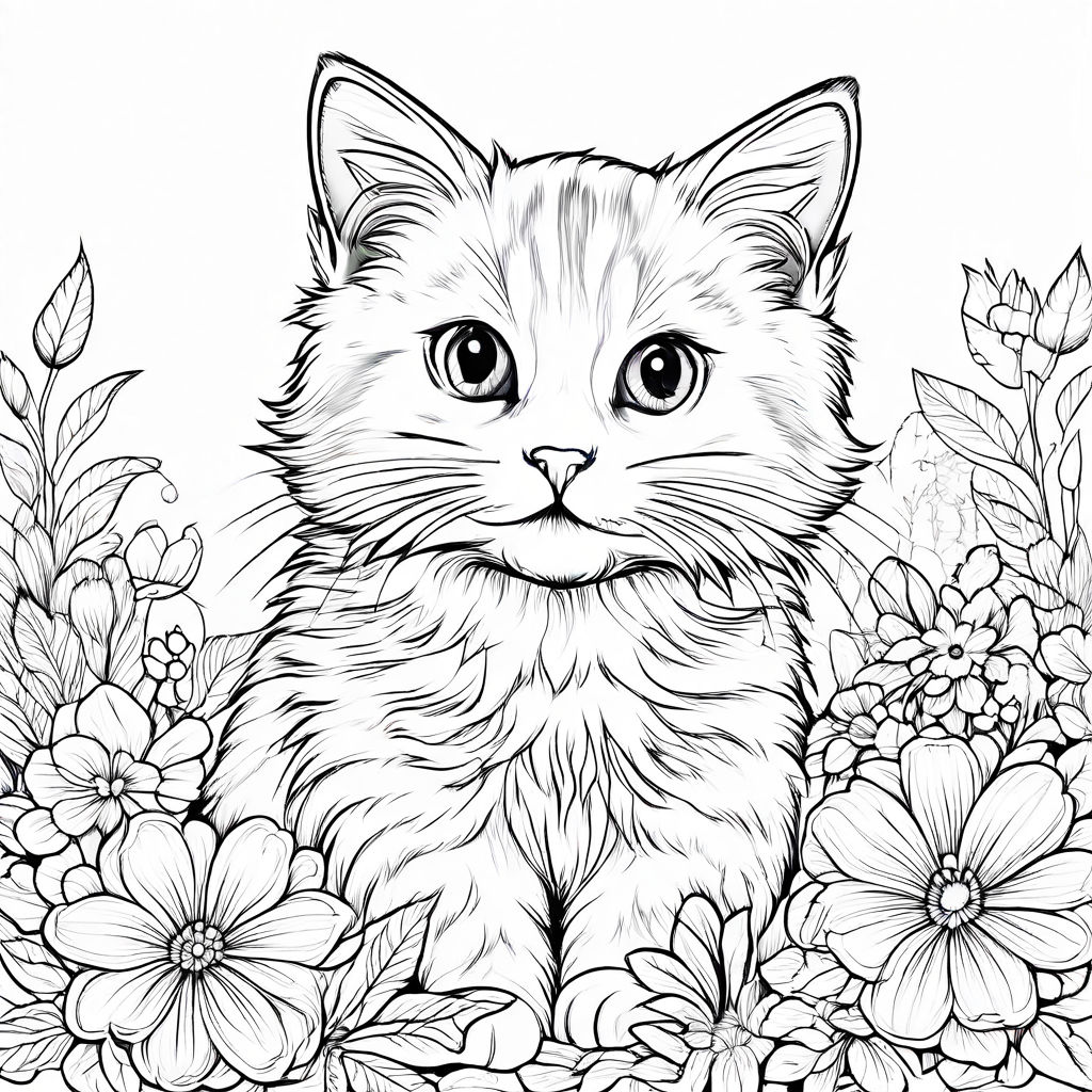 Black and white coloring book by Adam Samuel Merced - Playground