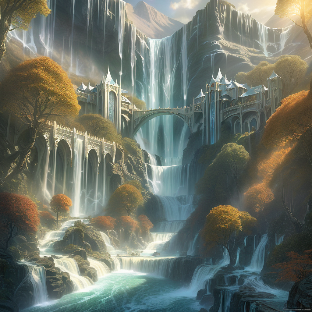 A high quality artistic representation of J R Tolkien's Rive... by ...