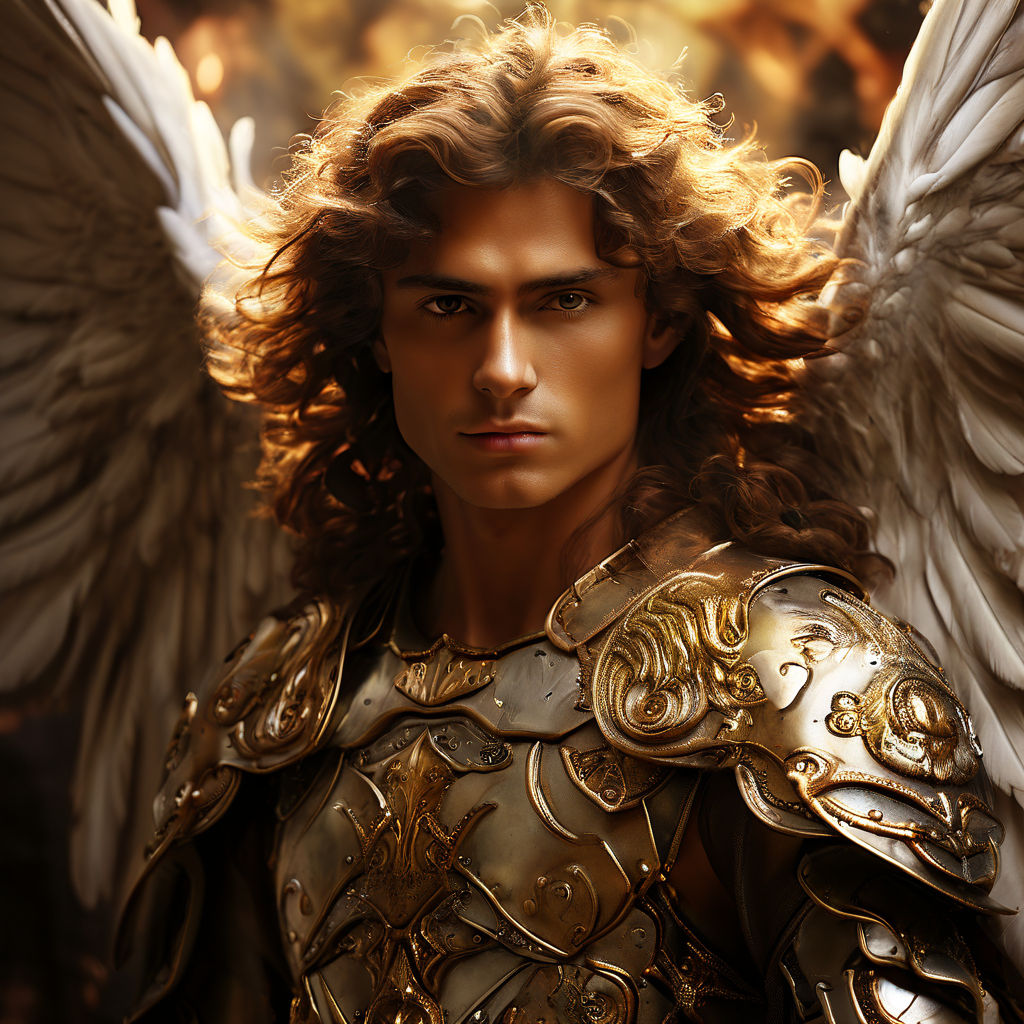 Close up archangel raphael by fernando jose - Playground