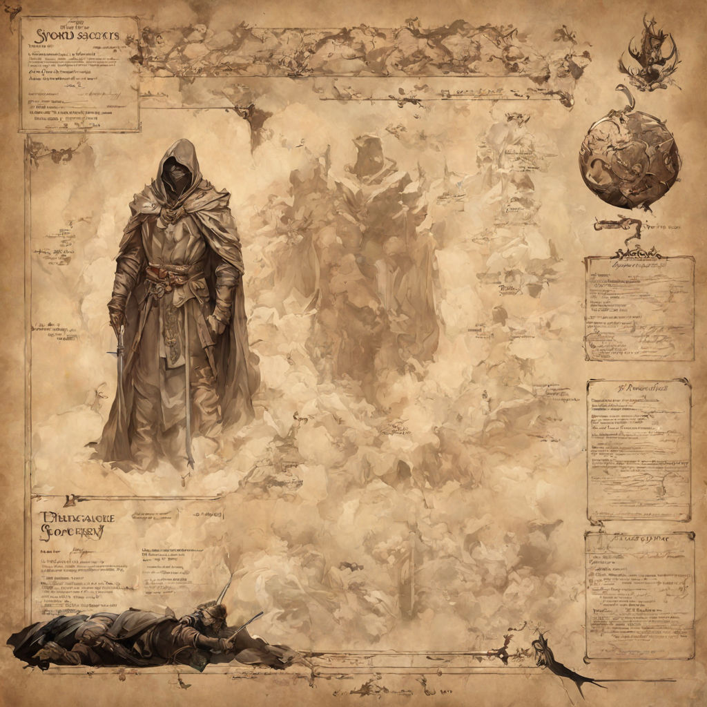 TTRPG character sheet for a Sword and Sorcery Chronicle by the Nemean ...