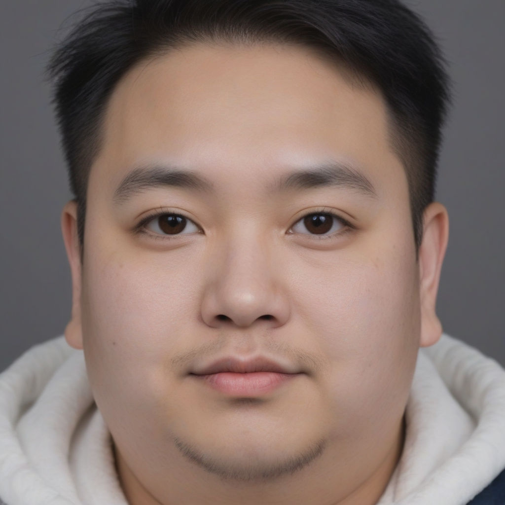 Rounded face chubby chick's 28 years asian man Professional ... by ...