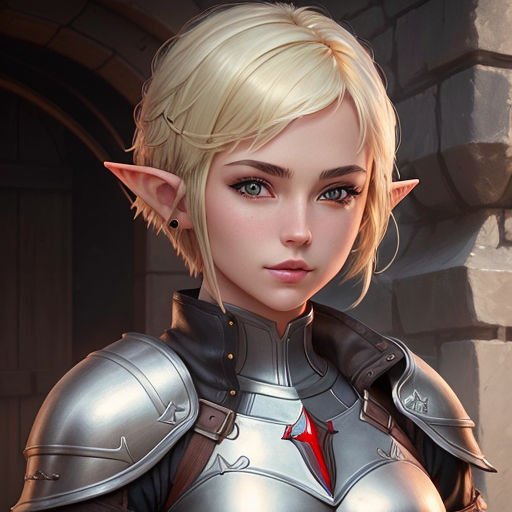Create A Photorealistic Portrait Of A 20 Year Old Cute Elf F By Jay Castor Playground